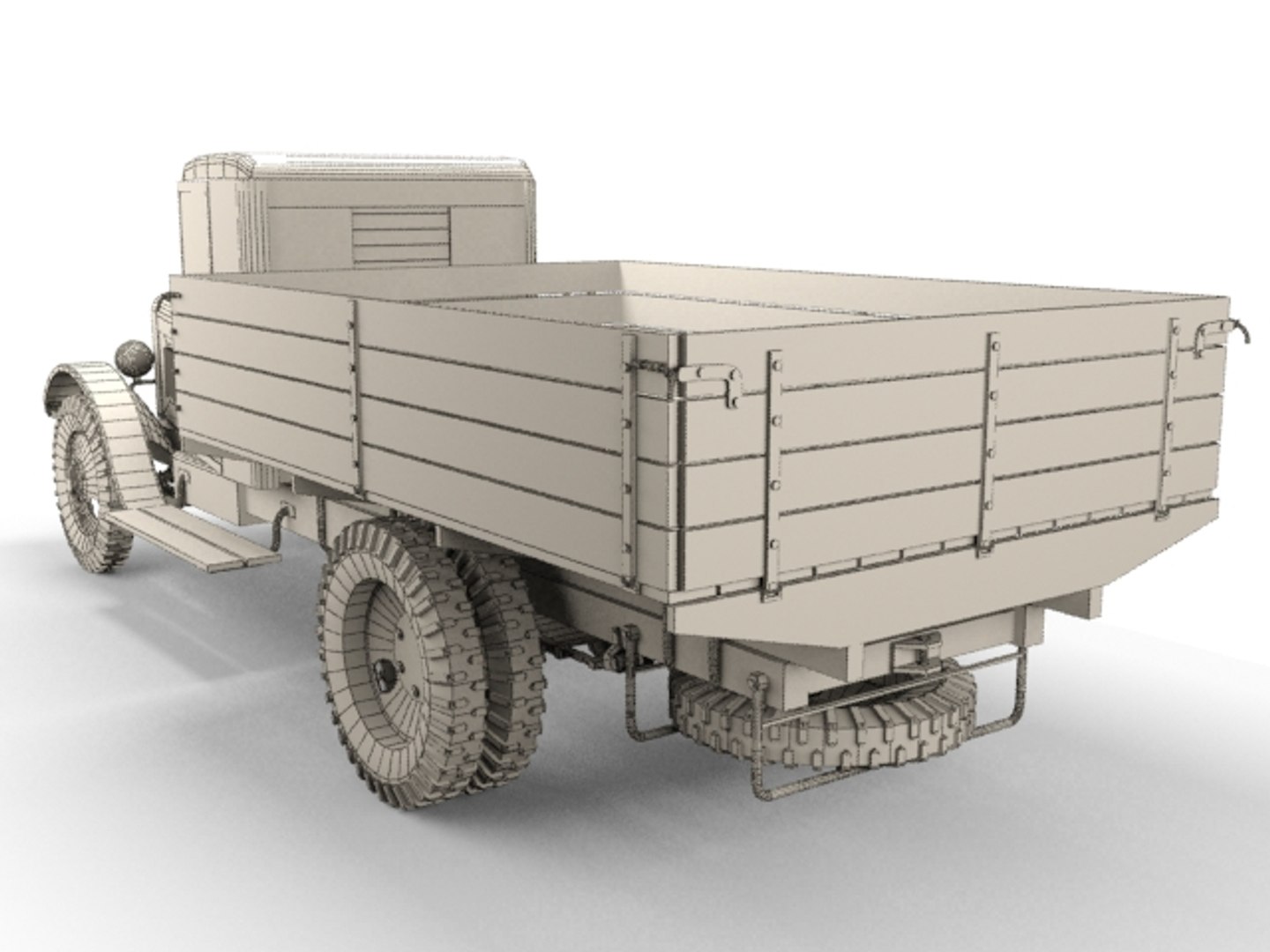 Zis-5 Truck 3d Model