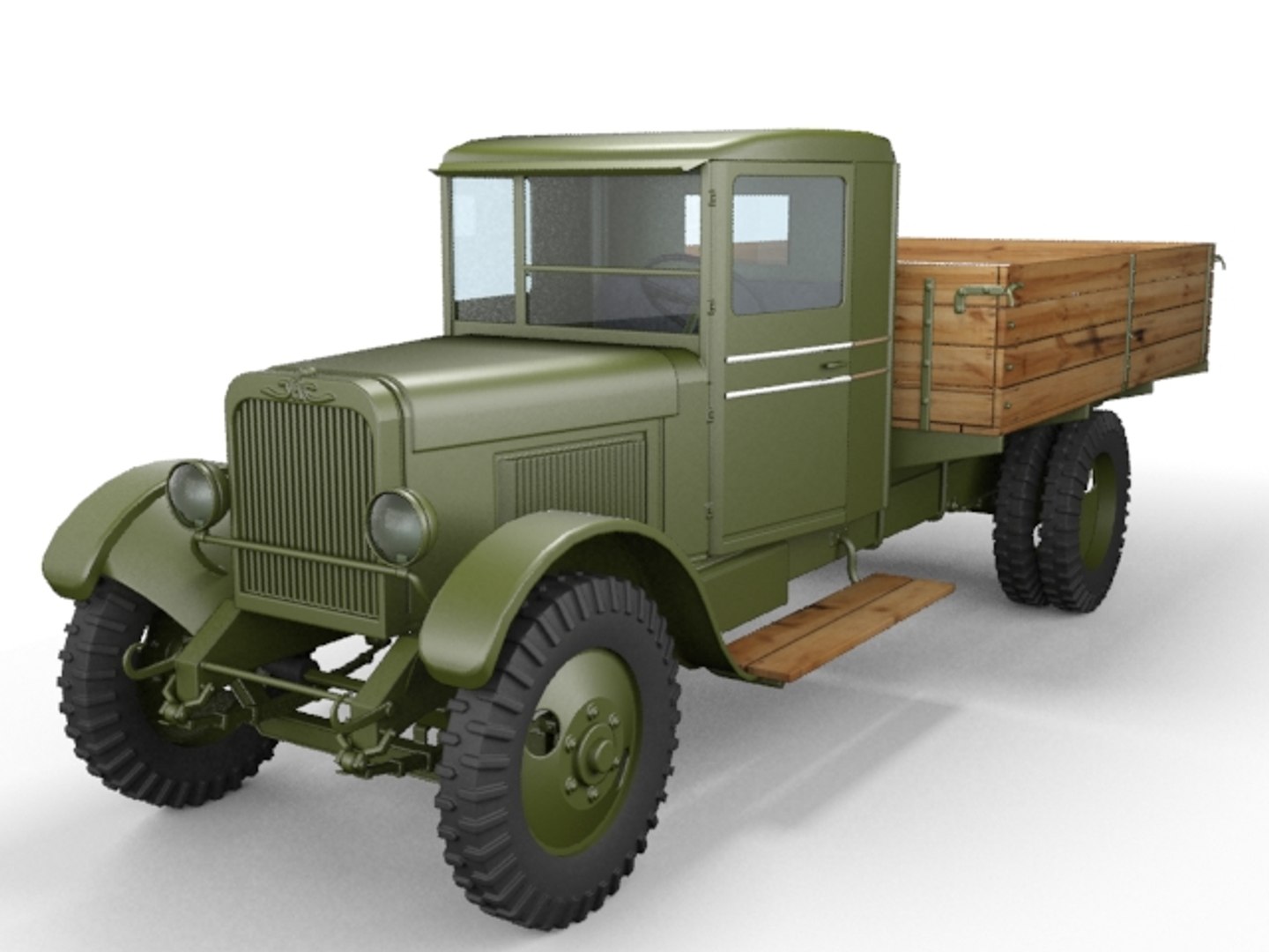 Zis-5 Truck 3d Model