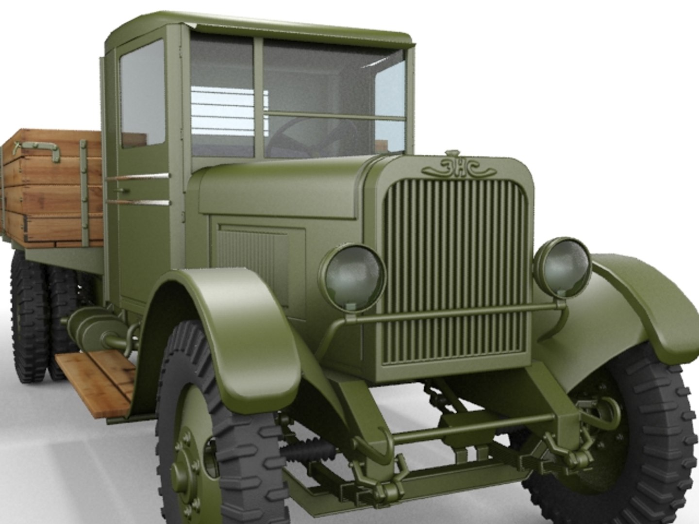 Zis-5 Truck 3d Model