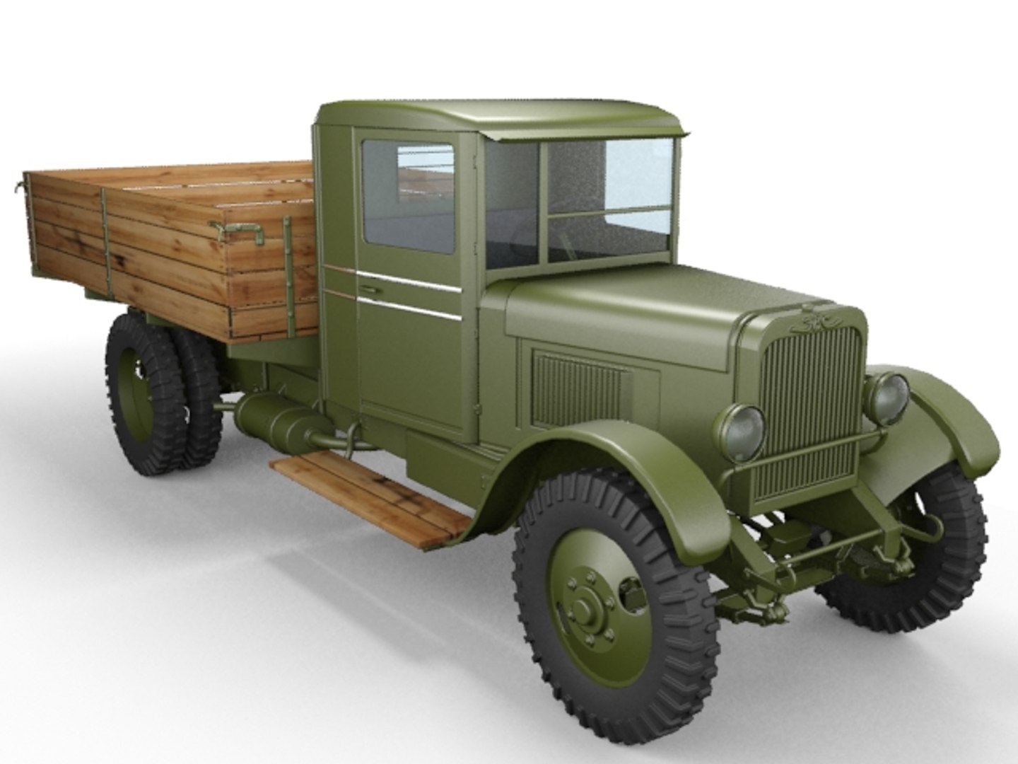 Zis-5 Truck 3d Model