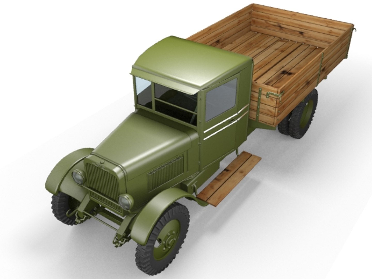 Zis-5 Truck 3d Model
