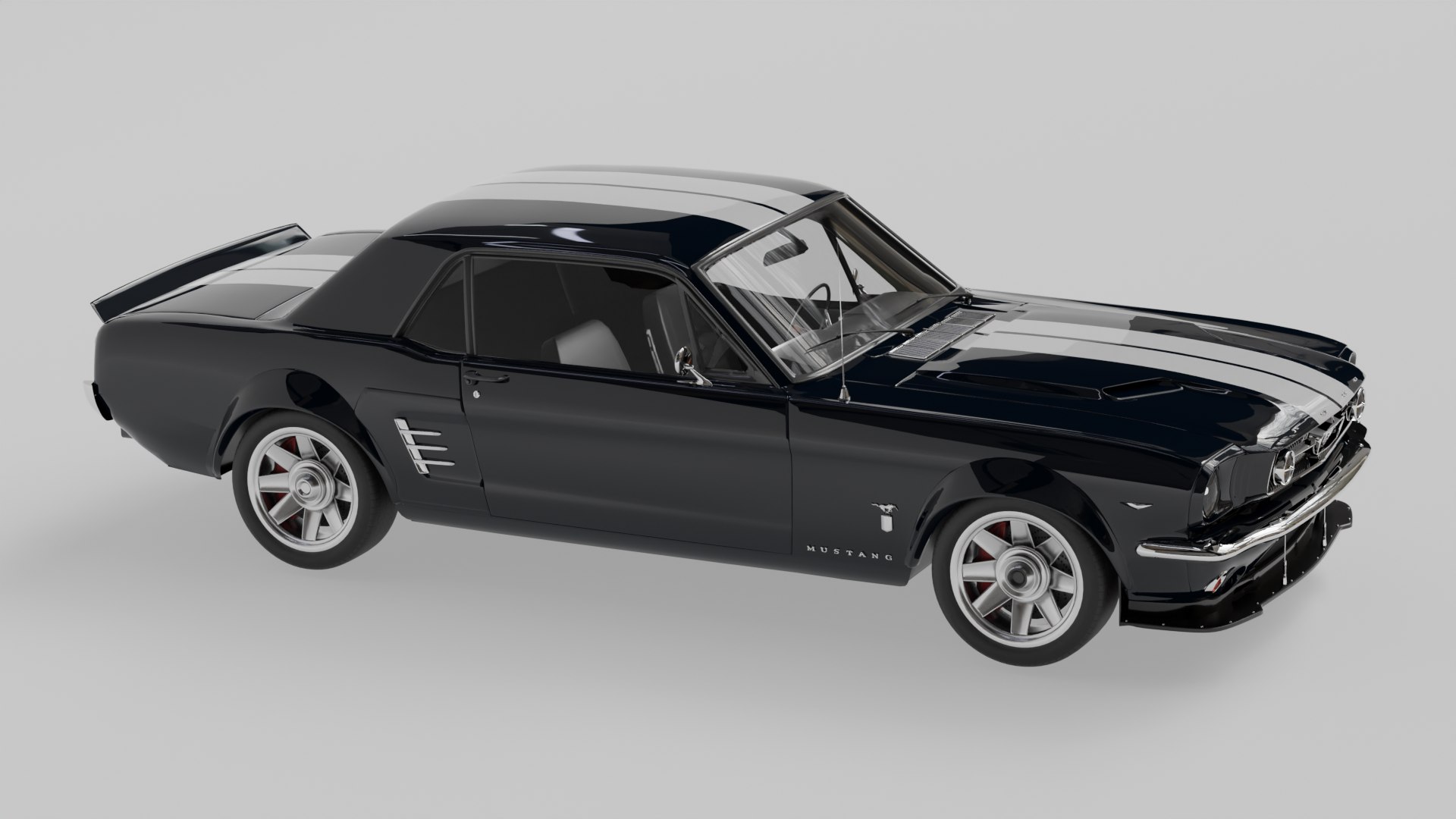 Ford Mustang 1965 3D model - TurboSquid 2138498
