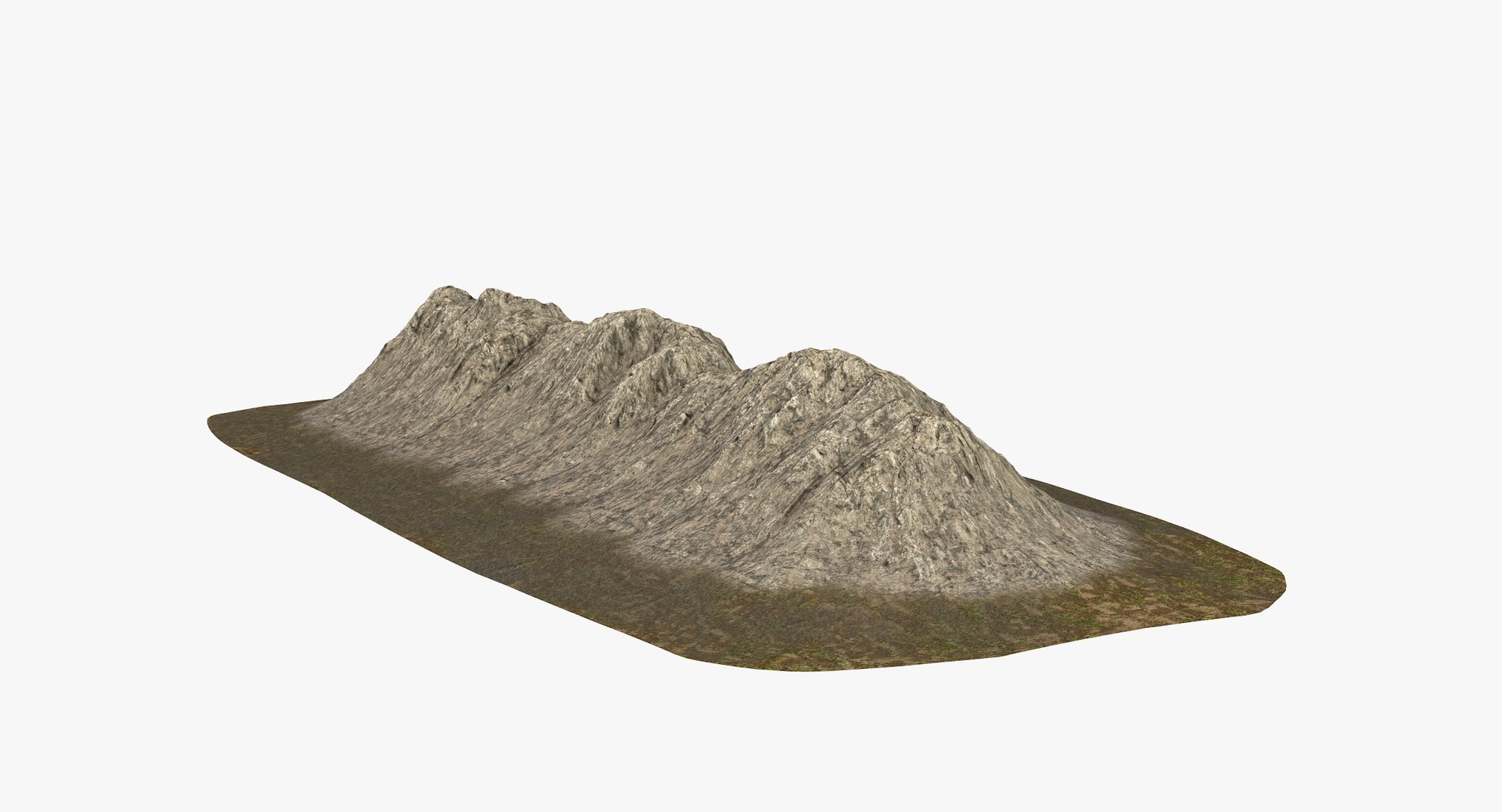 3D Mountain Ridge 7 - TurboSquid 1259724