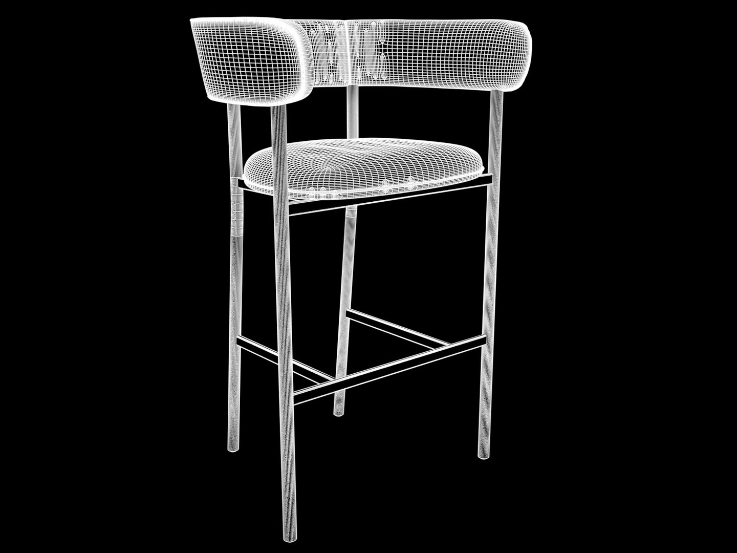 Font Stools Mobel Copenhagen 3D Model - TurboSquid 1579864