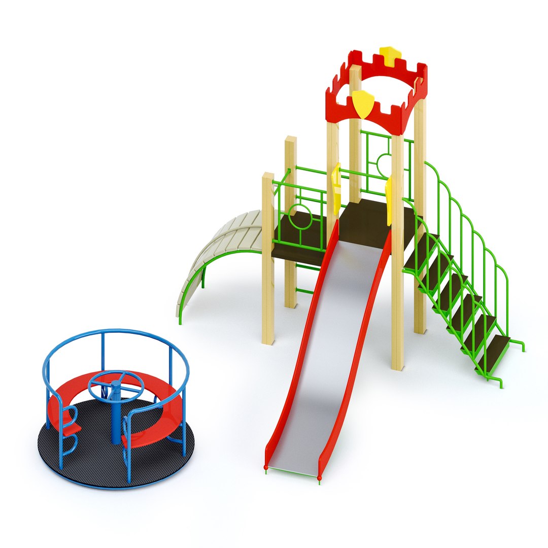 Outdoor Playground 3D Model - TurboSquid 1516994