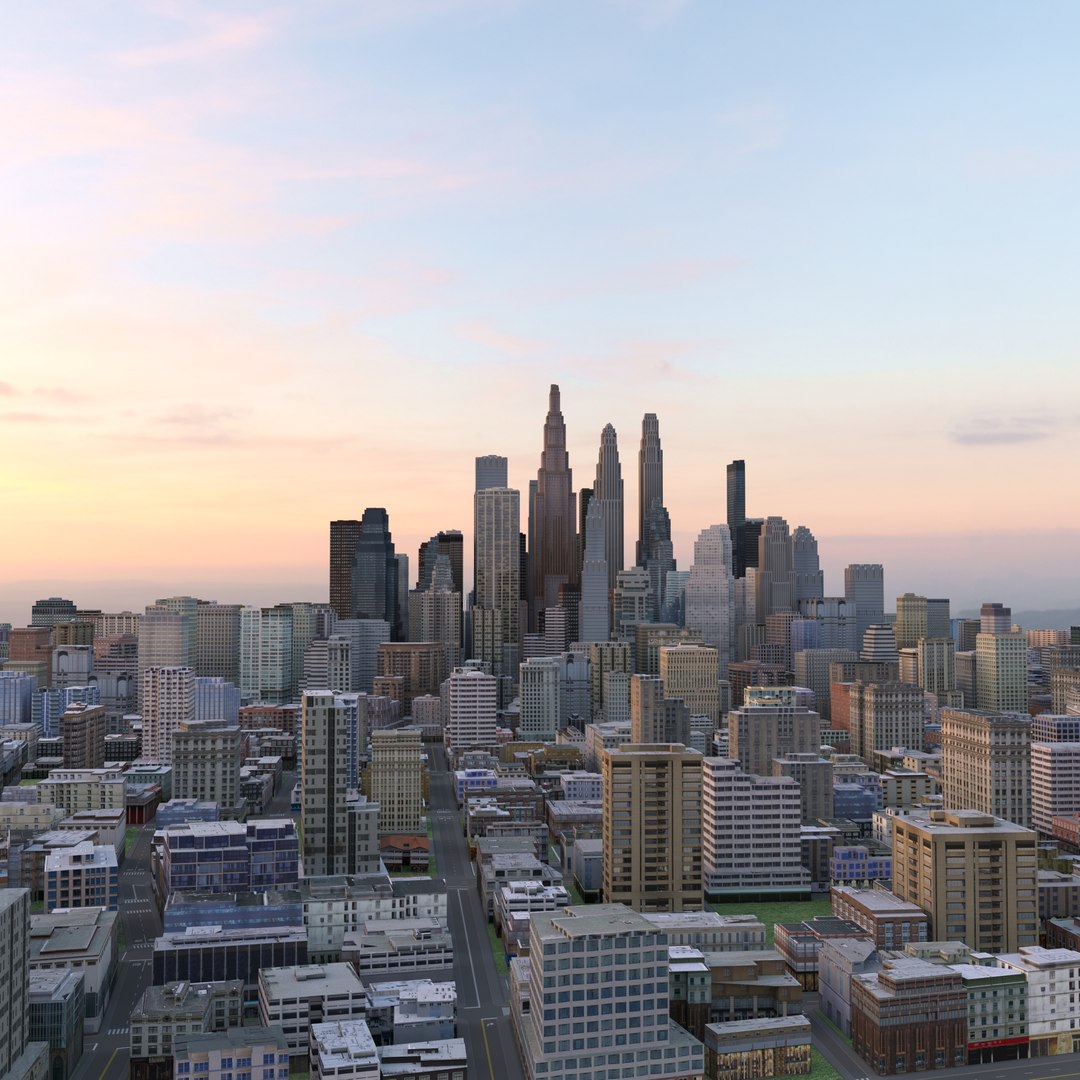 3D City 54 - TurboSquid 1944166