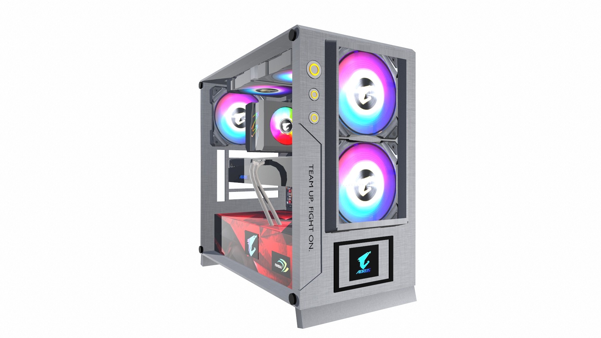 NZXT Gaming PC Gaming Computer 3D Model - TurboSquid 2343294