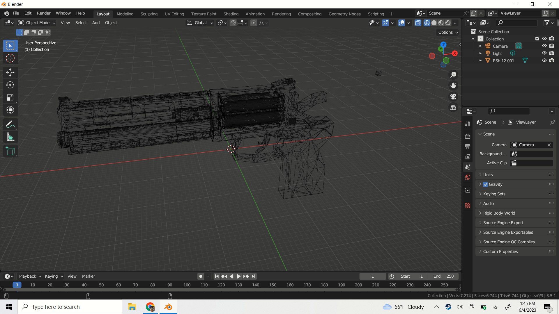 3D RSh-12 revolver - TurboSquid 2079421