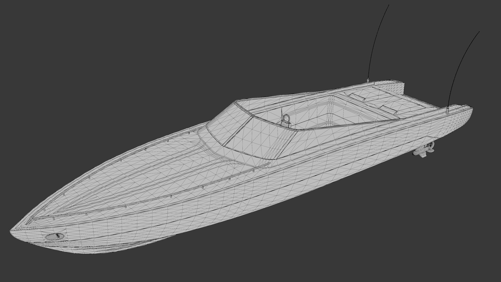 Blaze38X High Poly Speedboat 3D Model - TurboSquid 2381396