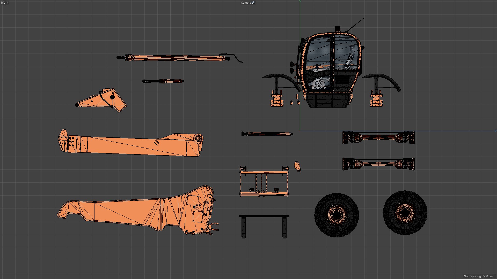 3D Telescopic Handler - TurboSquid 2078392