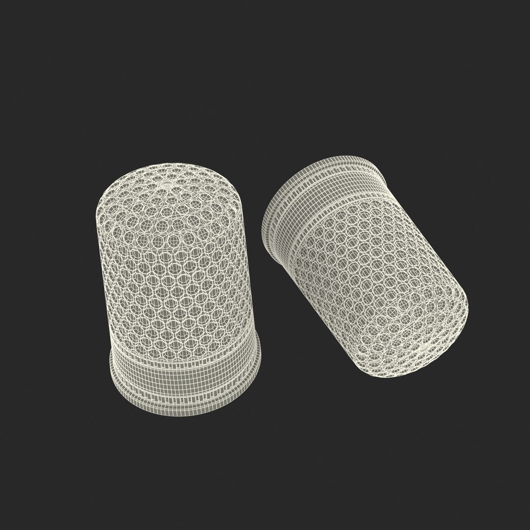 thimble modeled realistic 3d model