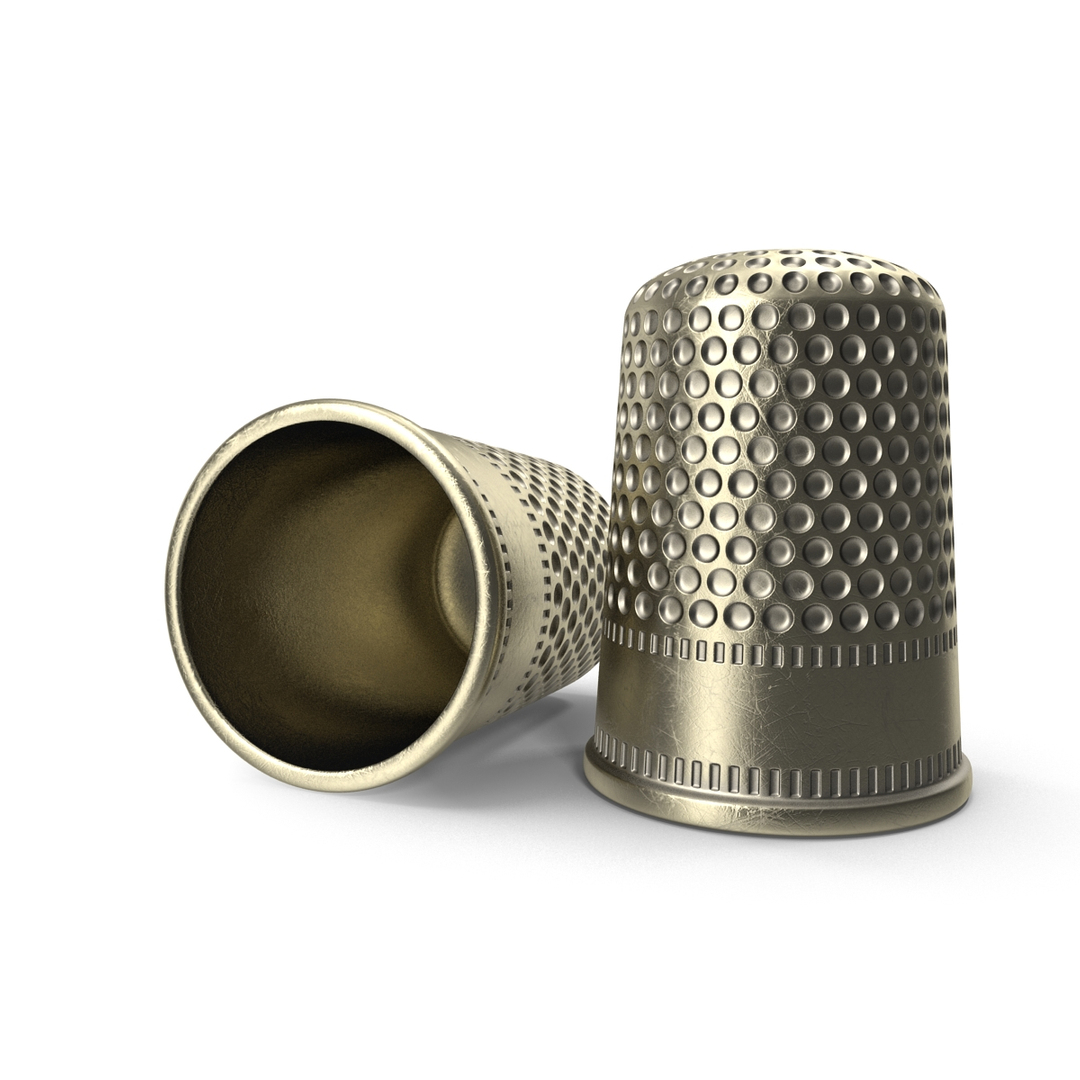 thimble modeled realistic 3d model