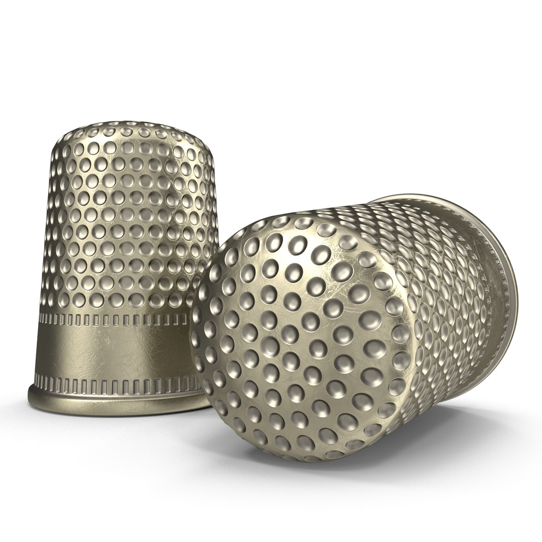 thimble modeled realistic 3d model