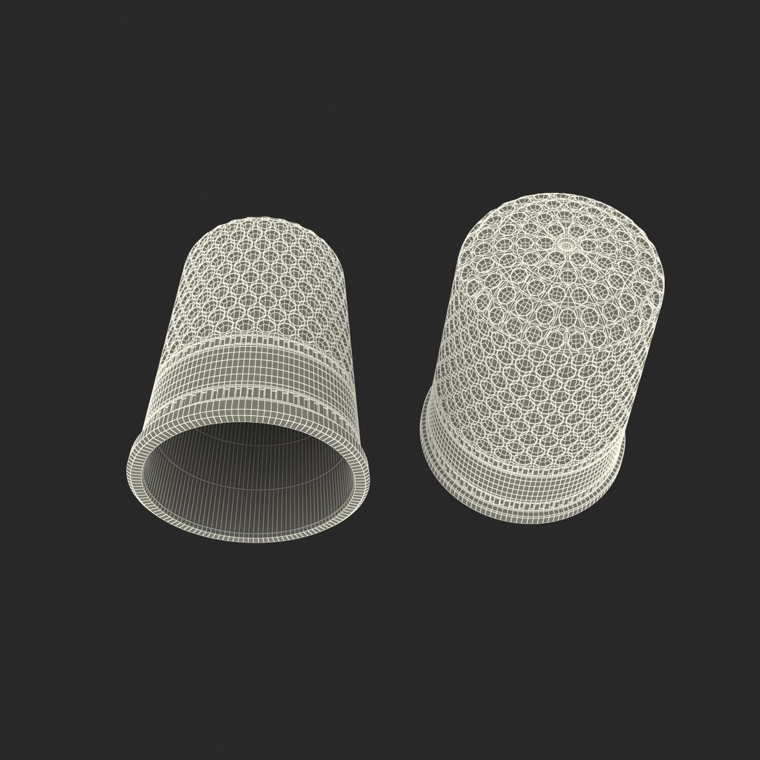 thimble modeled realistic 3d model