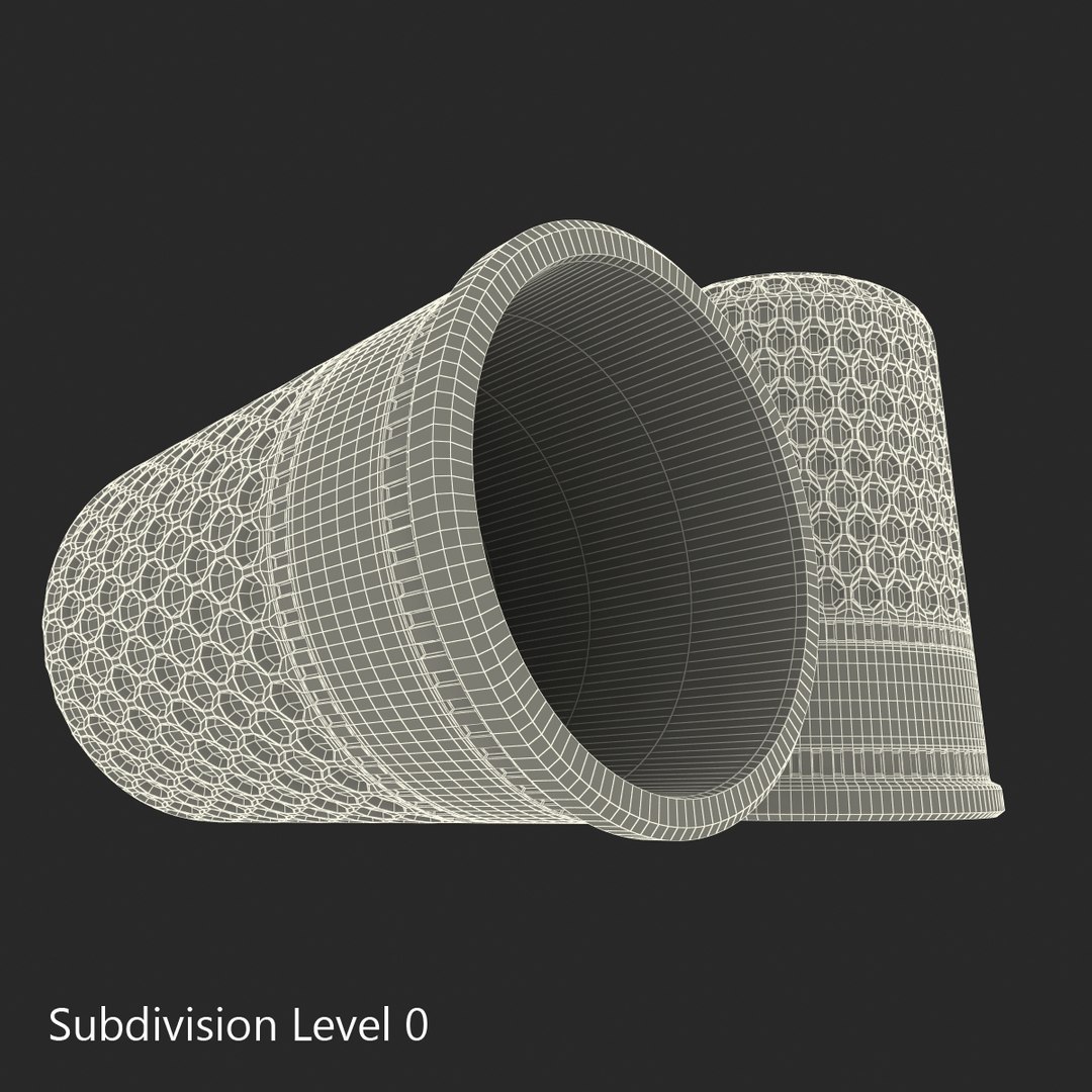 thimble modeled realistic 3d model