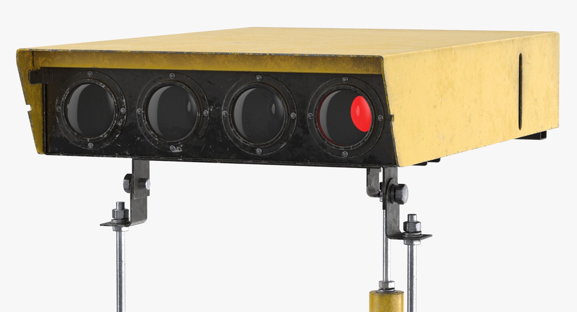 3D PAPI Lights Type 02 OFF Or ON Clean And Dirty - TurboSquid 2226887