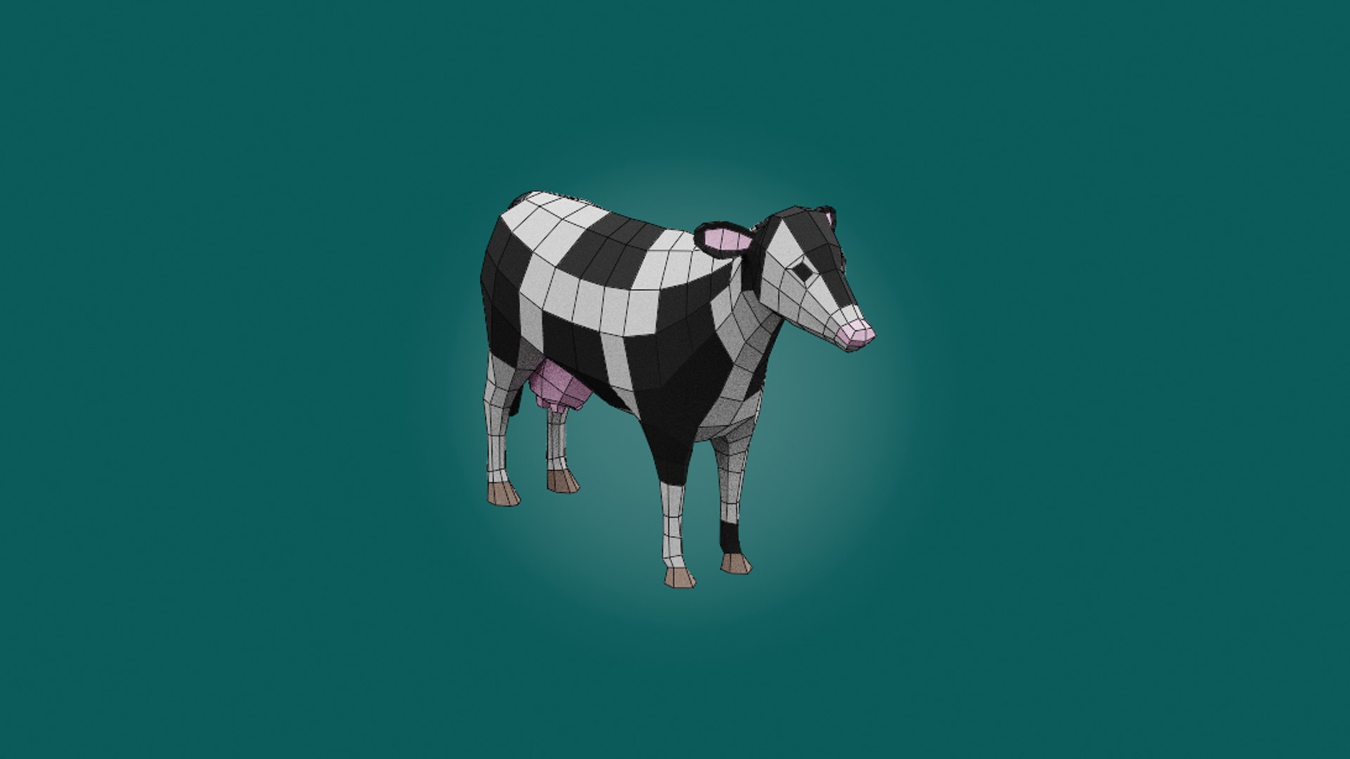 3D Stylized Lowpoly COW - TurboSquid 2185956