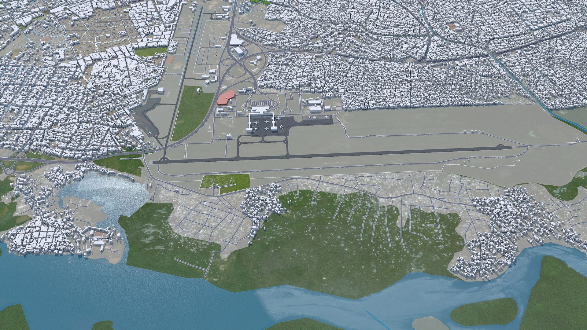 3D Douala City Cameroon - TurboSquid 2085985