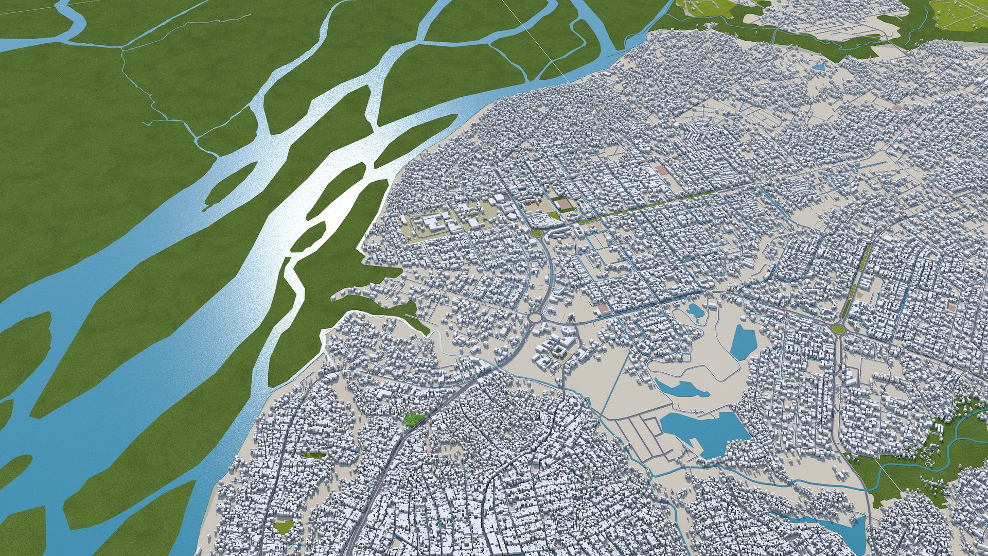 3D Douala City Cameroon - TurboSquid 2085985