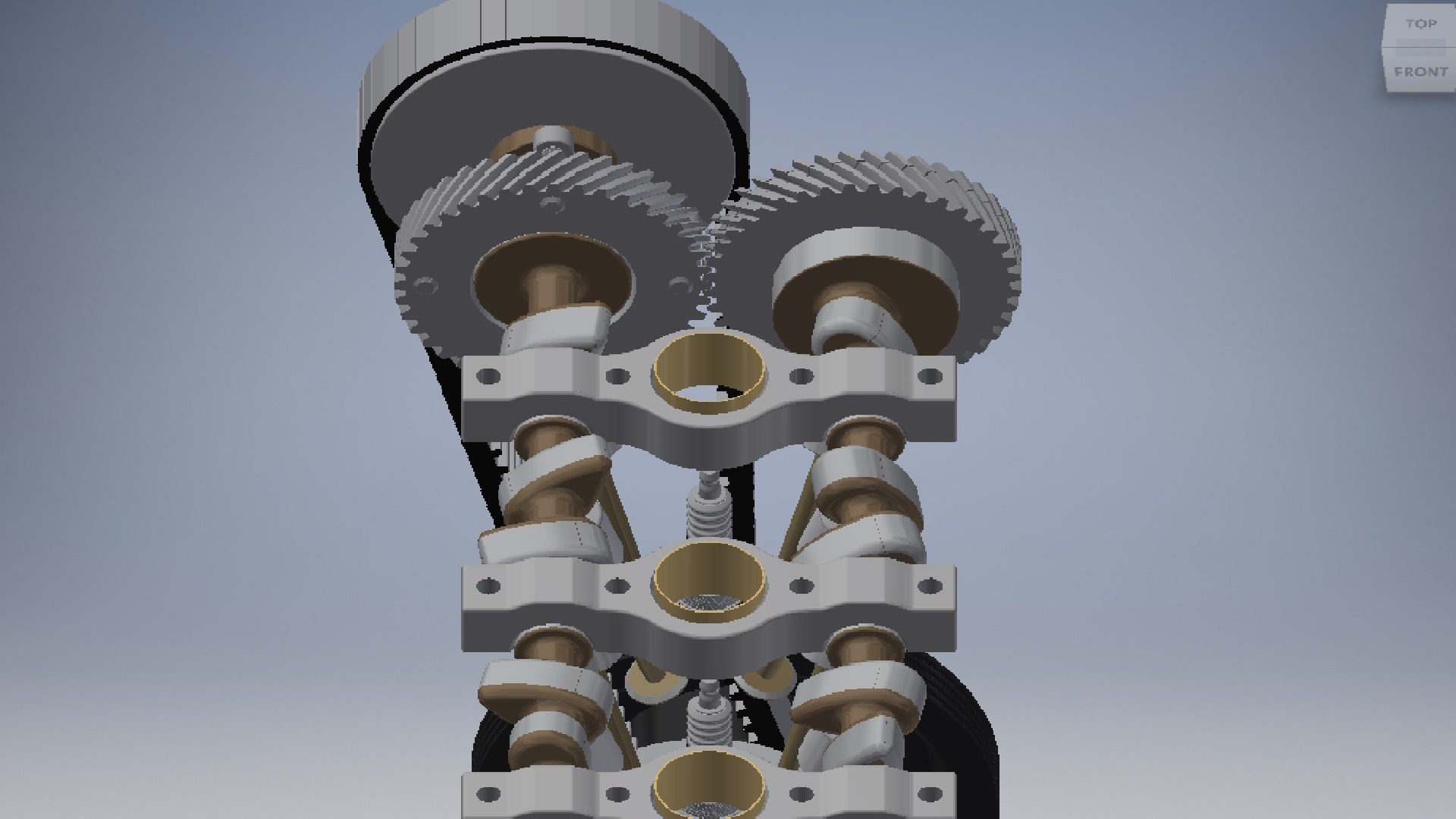 3D 3 Engine Piston And Crankshaft CHERY SCR372 - TurboSquid 1796912
