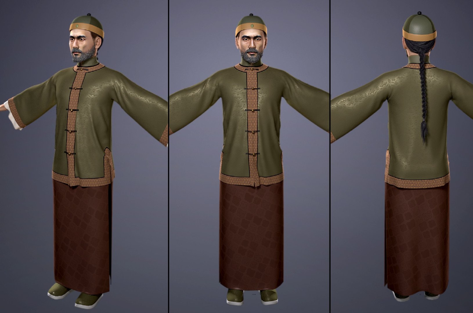 Qing Dynasty Prince Of China 3D Model - TurboSquid 2203049