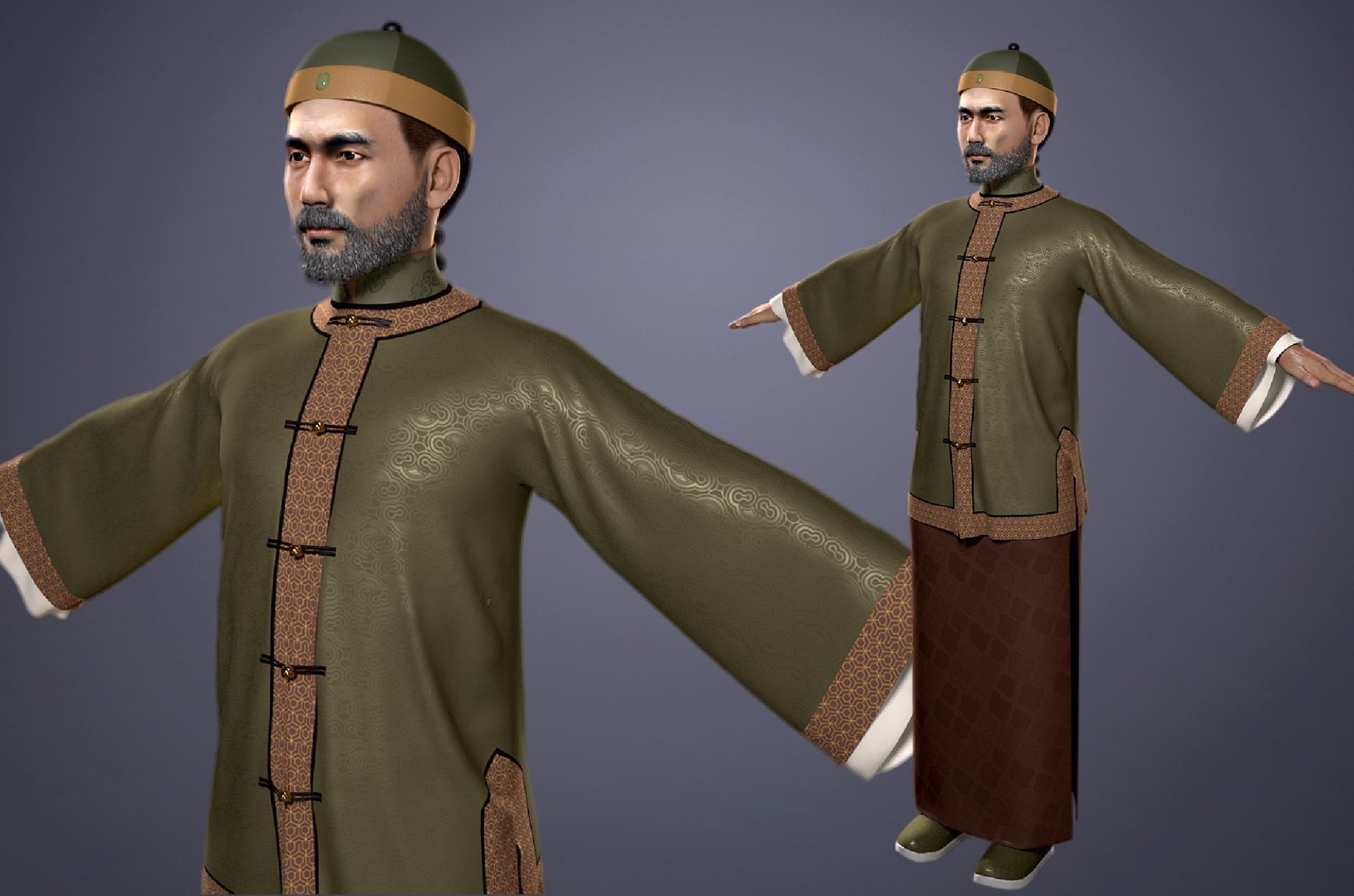 Qing Dynasty Prince Of China 3D Model - TurboSquid 2203049