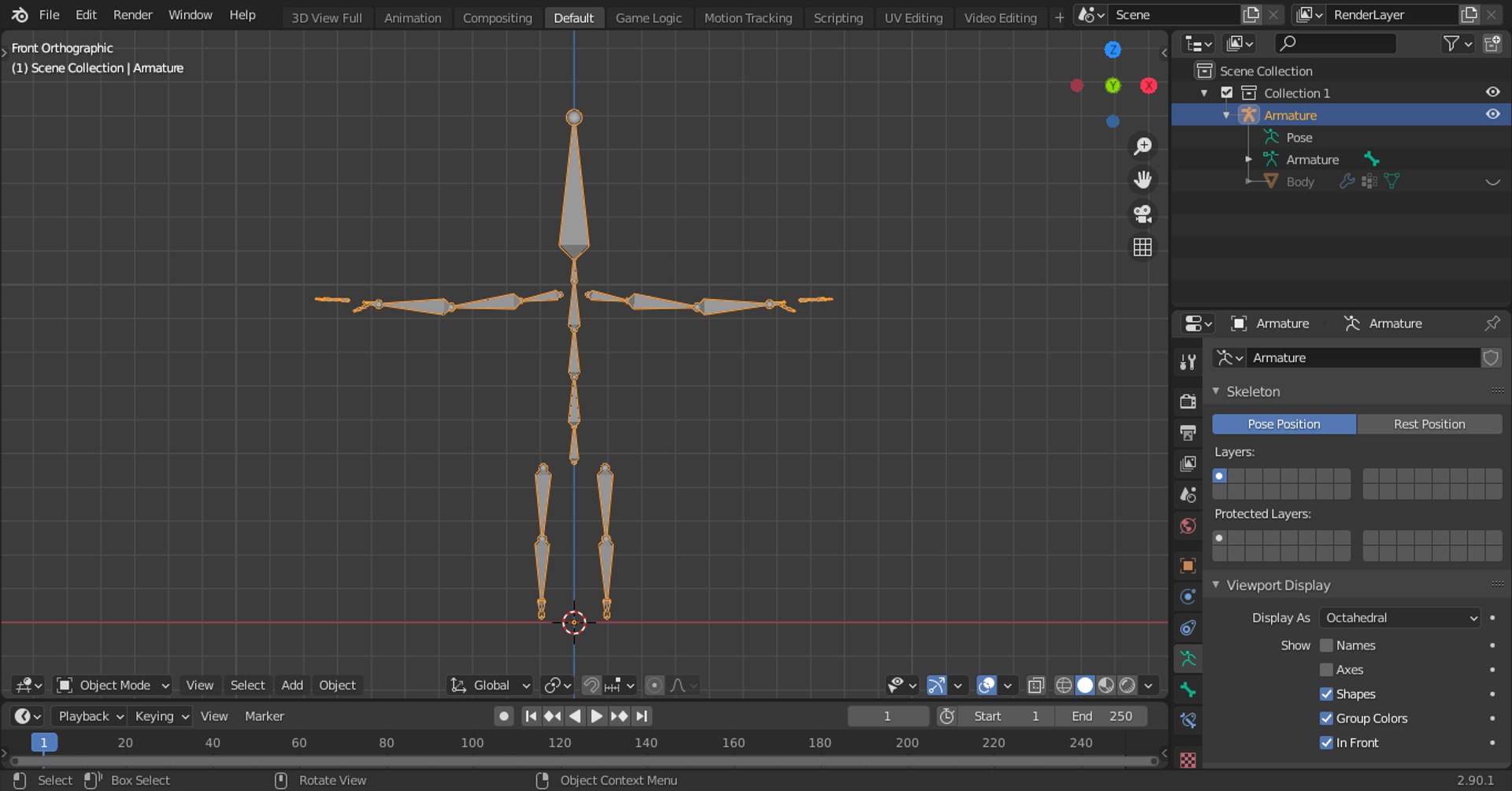 Rig Characters Base Mesh 3D Model - TurboSquid 1653054