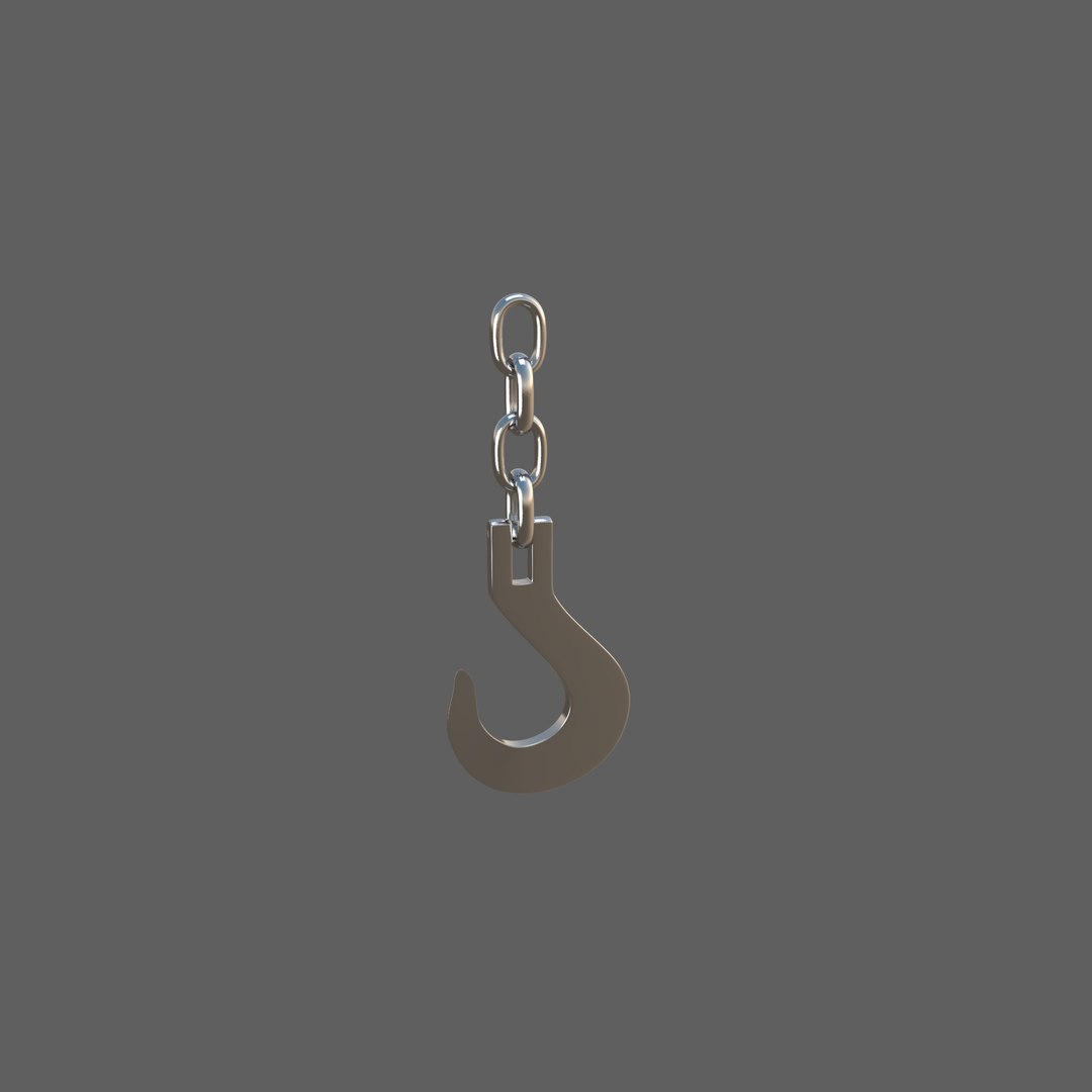 Steel Hook 3D Model - TurboSquid 2343660