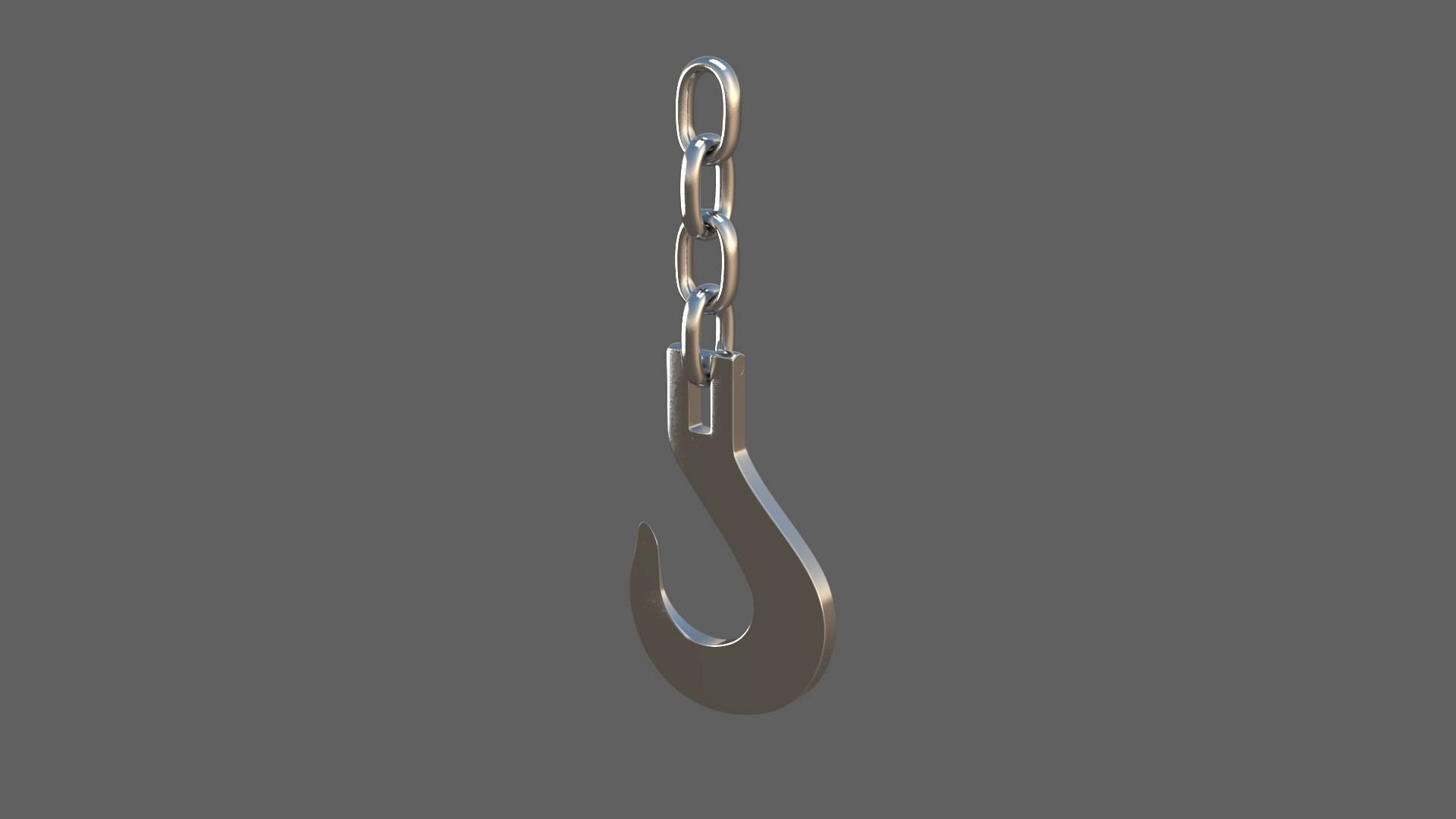 Steel Hook 3D Model - TurboSquid 2343660