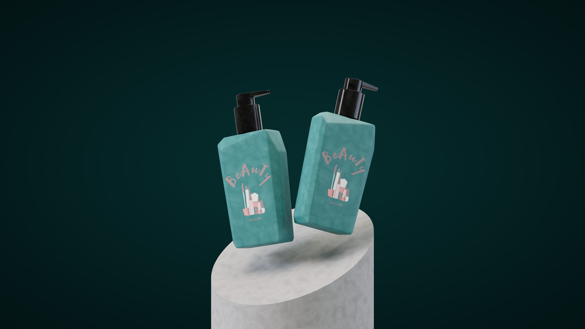 Cosmetic Container 3D Model - TurboSquid 2141066