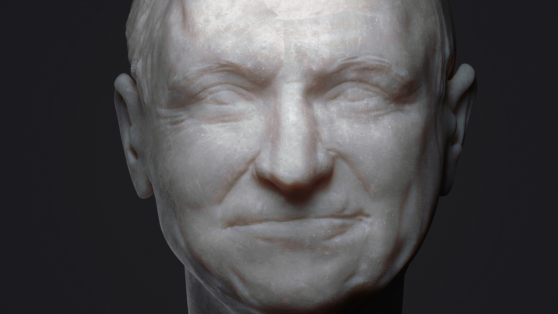 3ds Max Head Sculpture Robin Williams