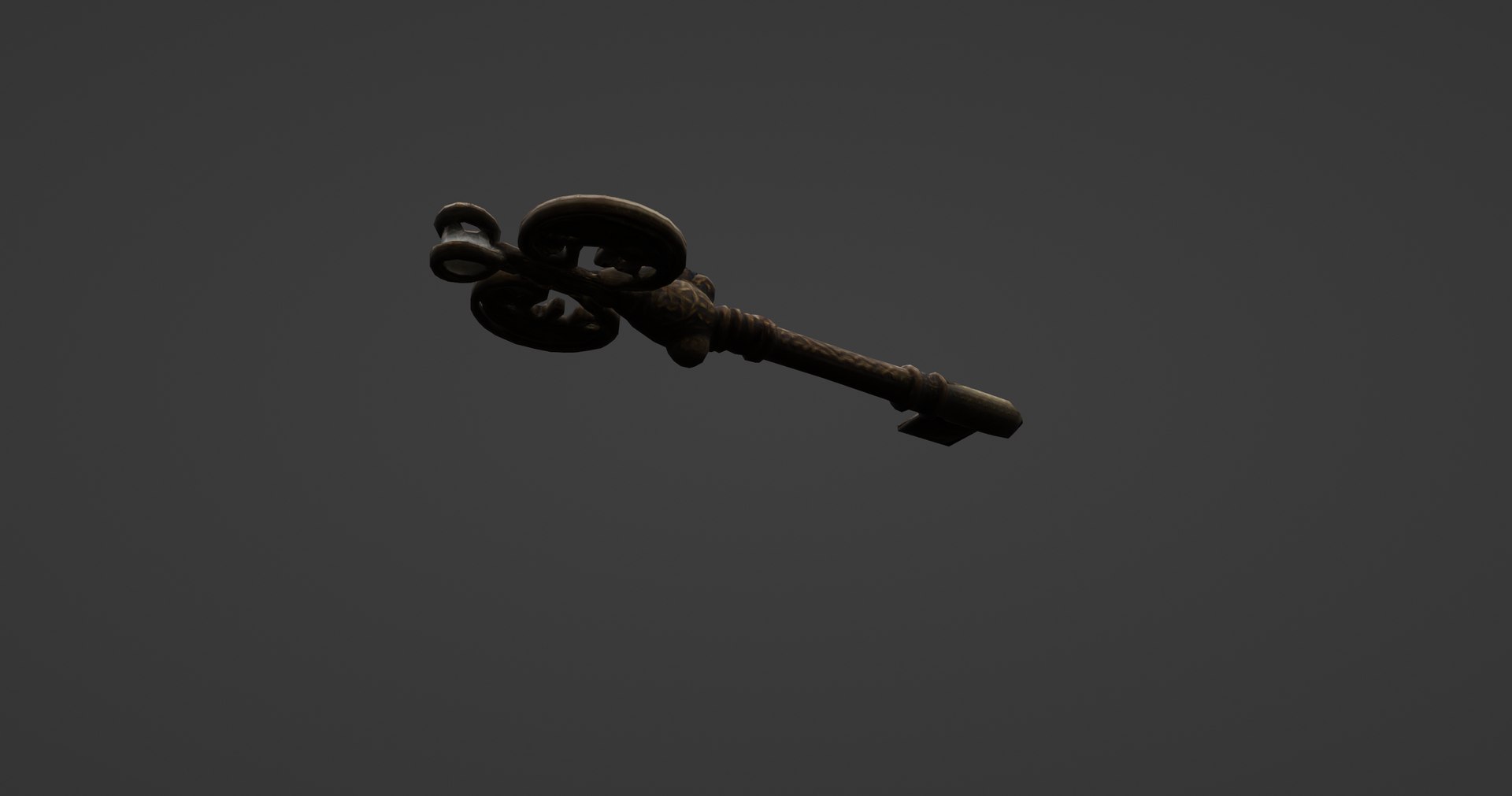 Ancient Ornate Key With Gemstone Accents 3D - TurboSquid 2361603