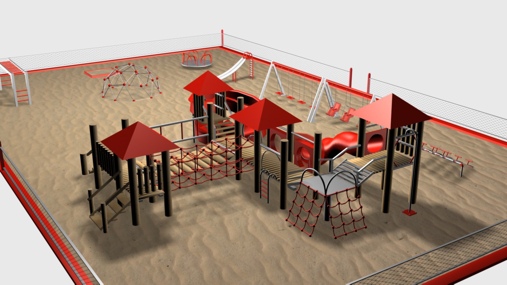 3d Playground Model