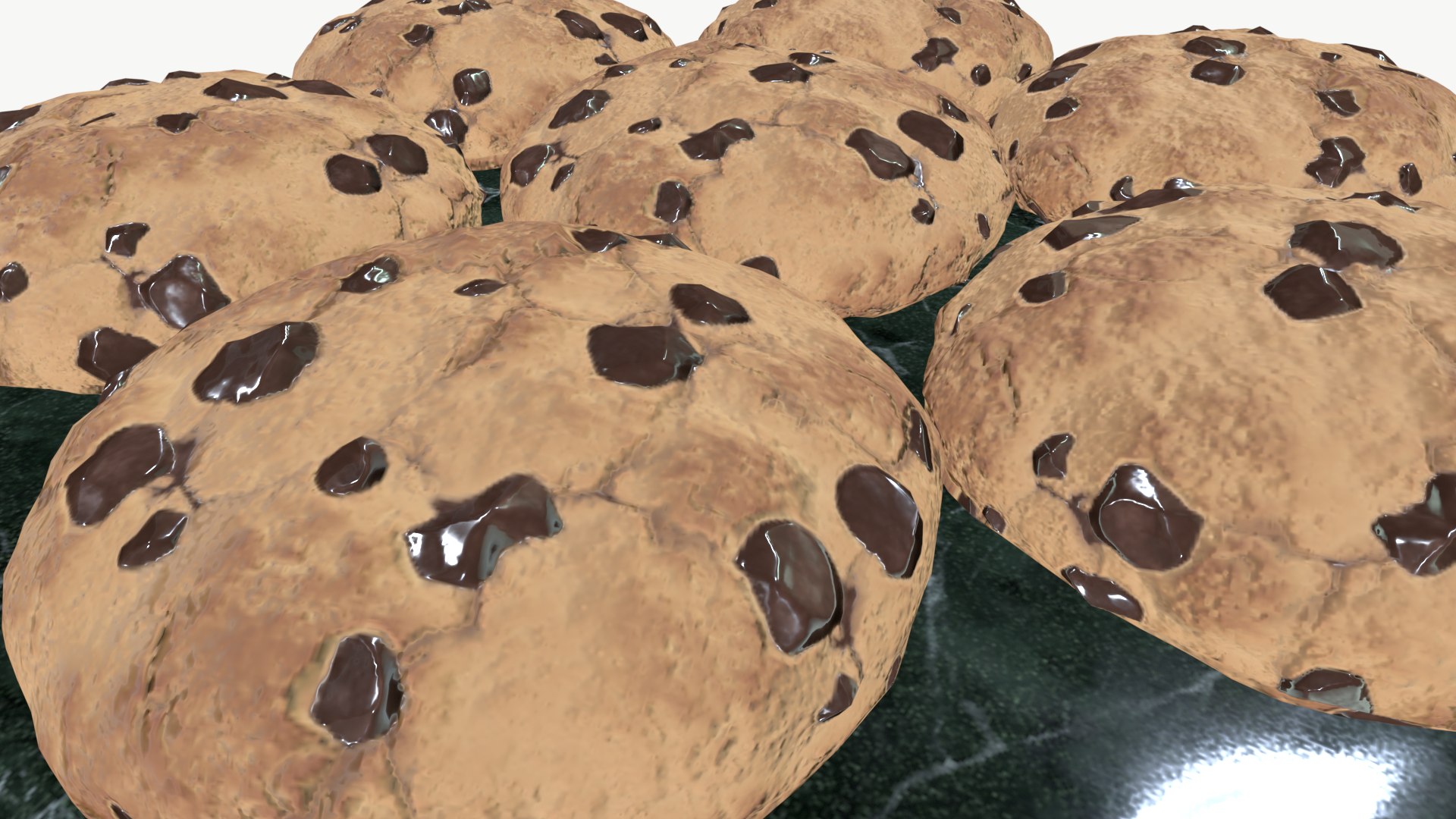 3D Cookies Low-Poly PBR 3D Model model - TurboSquid 2169583