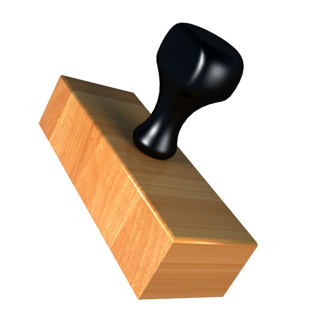 Rubber Stamp 3d Model