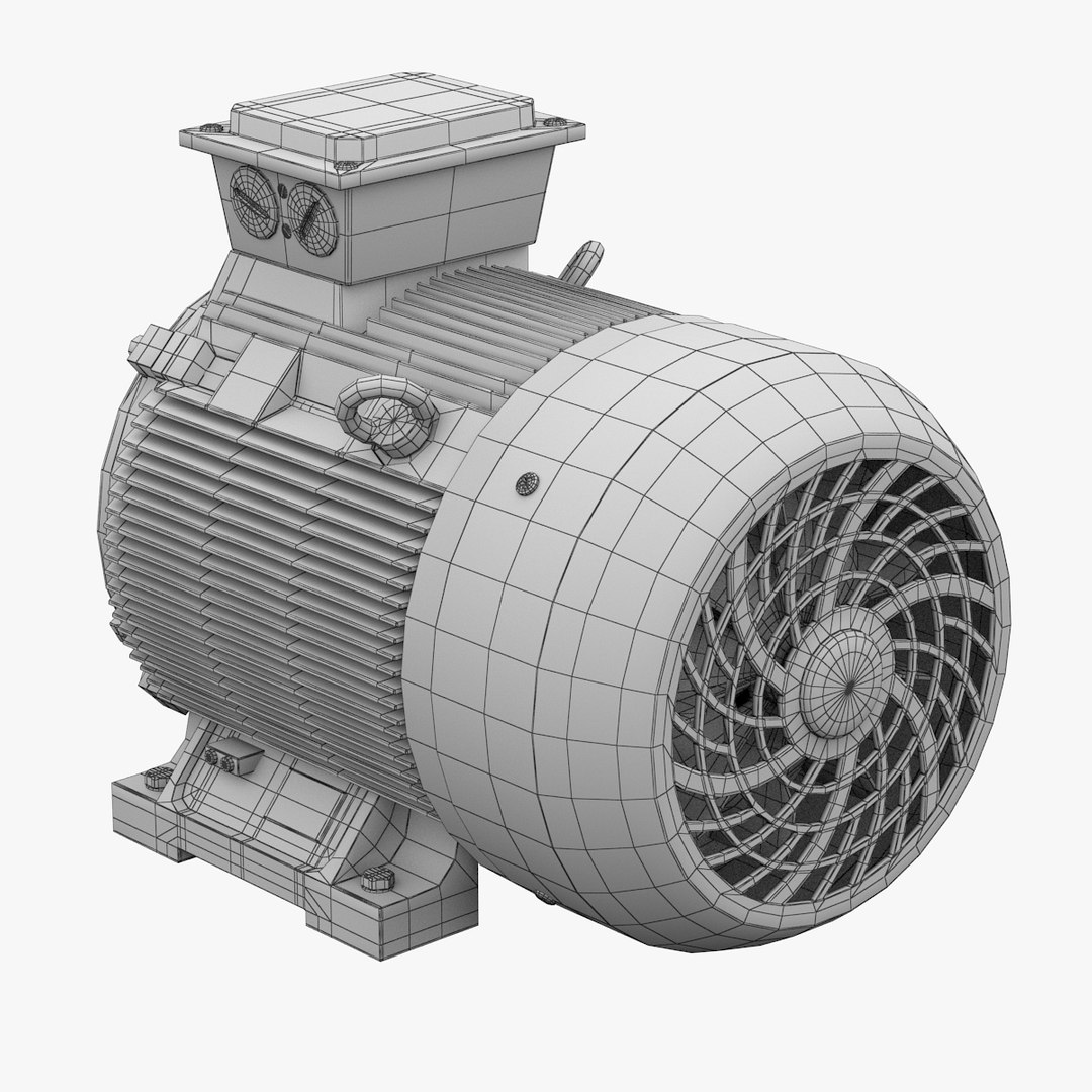 Electric Motor Model - TurboSquid 1356893