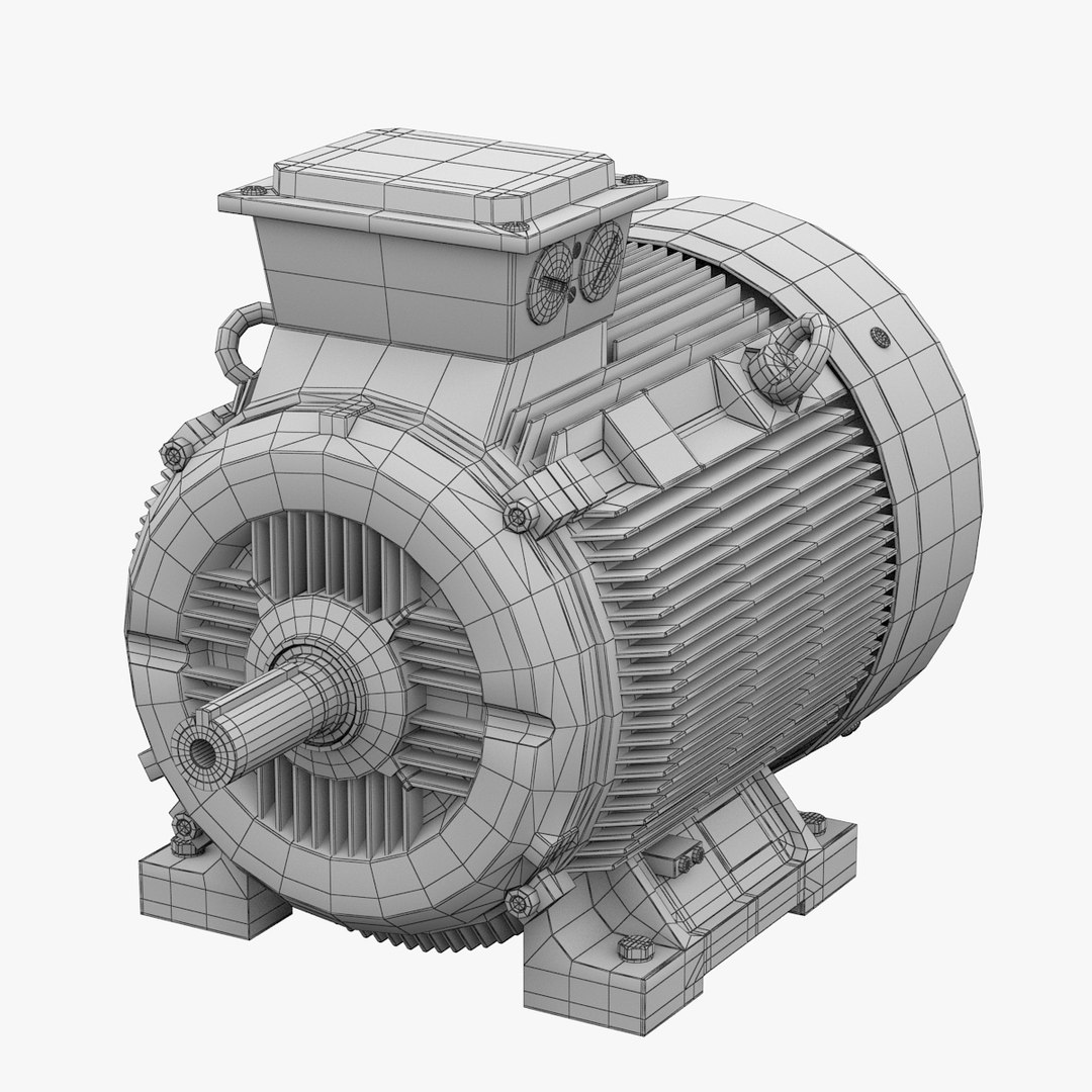 Electric Motor Model - TurboSquid 1356893