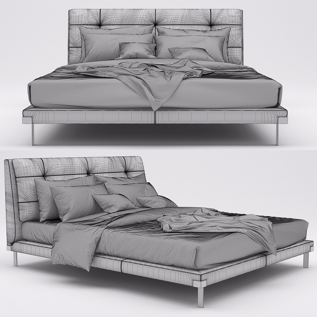 Bed Baxter Viktor 3D Model - TurboSquid 1382110