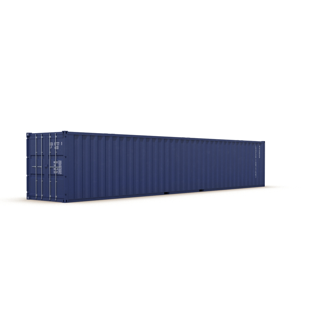 48 Ft Shipping Iso Container Obj