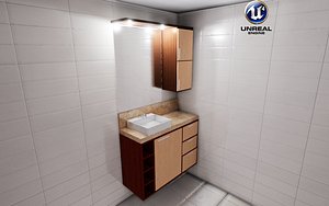 Restroom Unreal Models for Download | TurboSquid