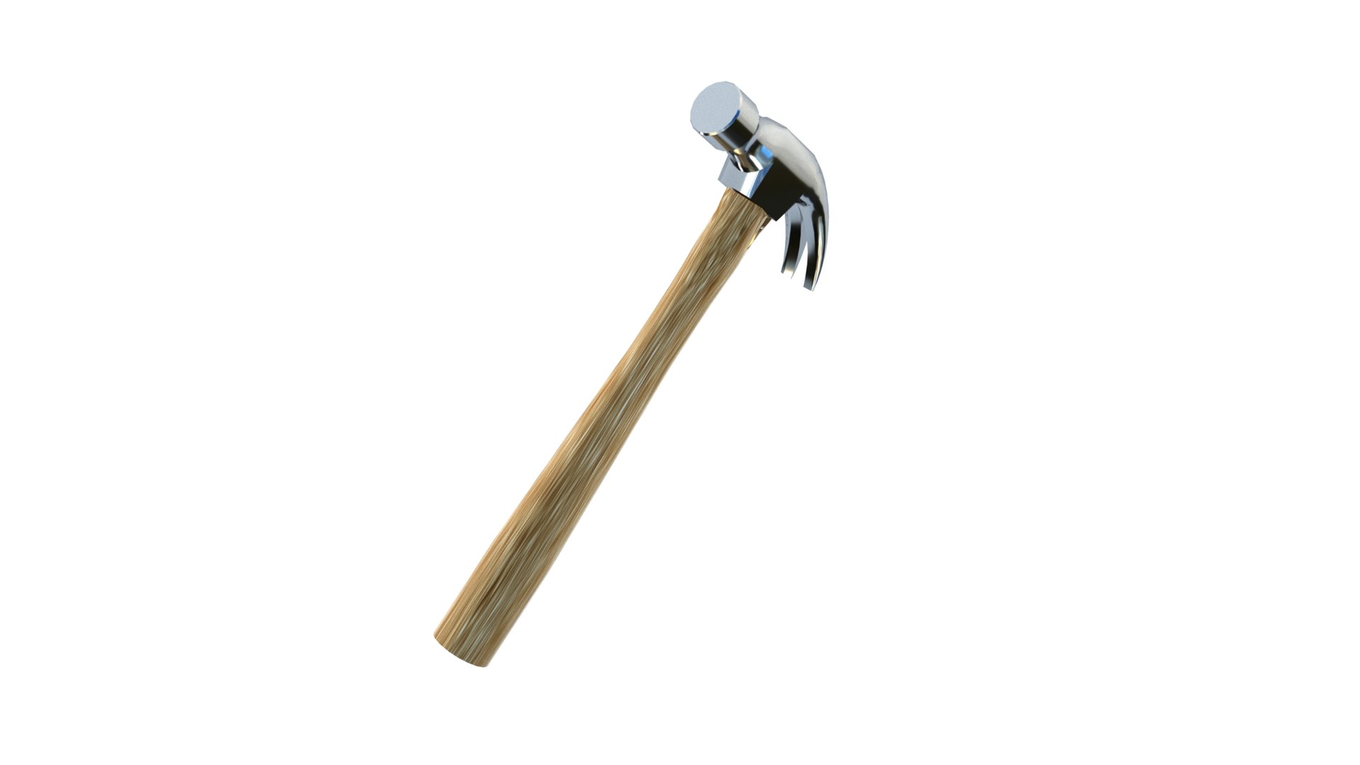 Hammer Smooth Face - Wood Handle 3D - TurboSquid 2314305