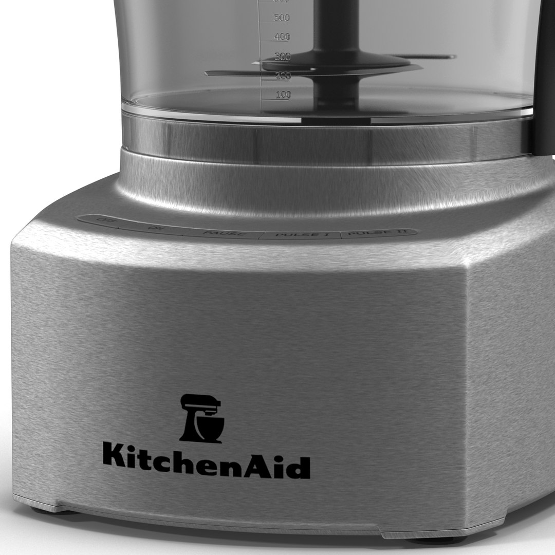 3d food processor modeled model