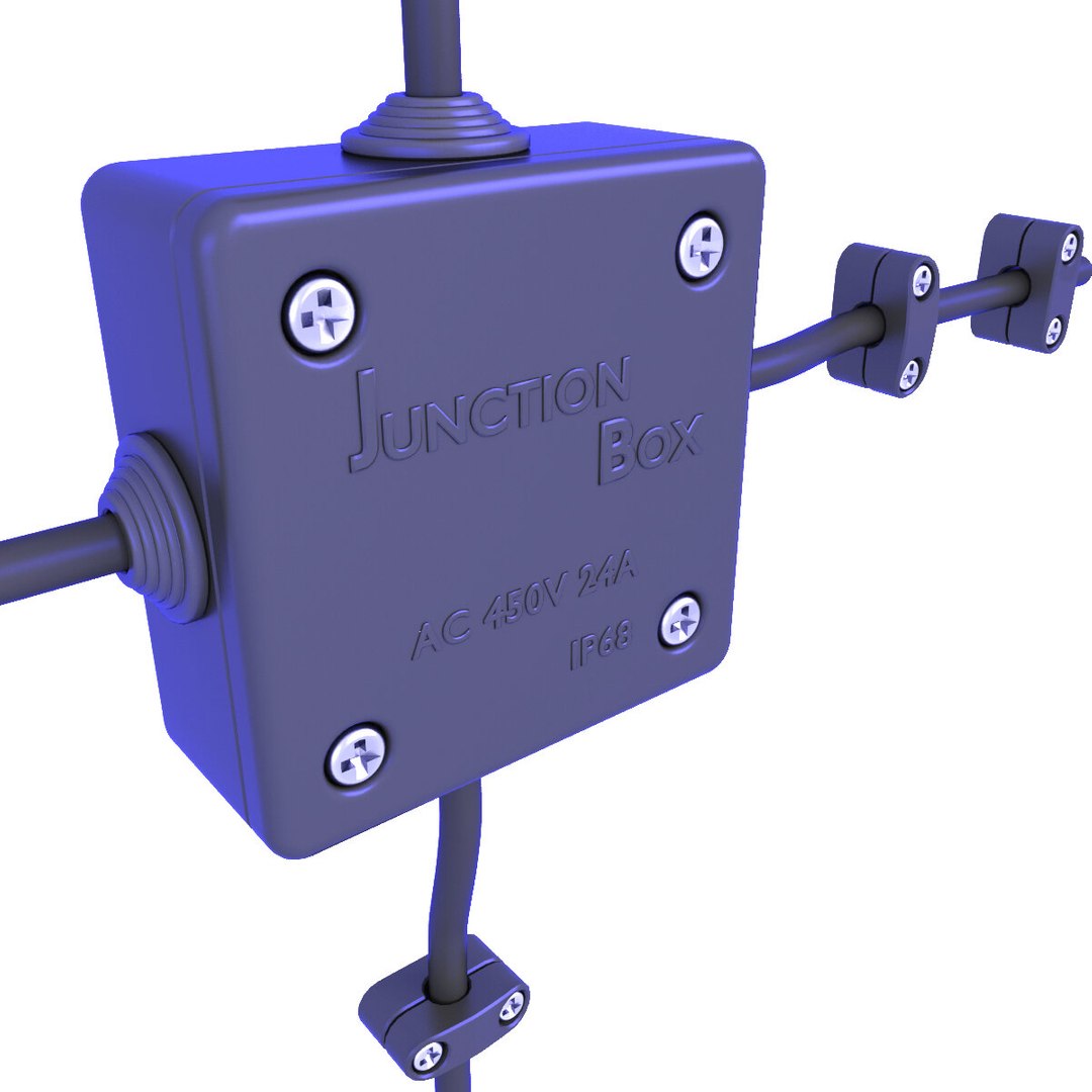 Wall Junction Box 32 3D Model - TurboSquid 1857867