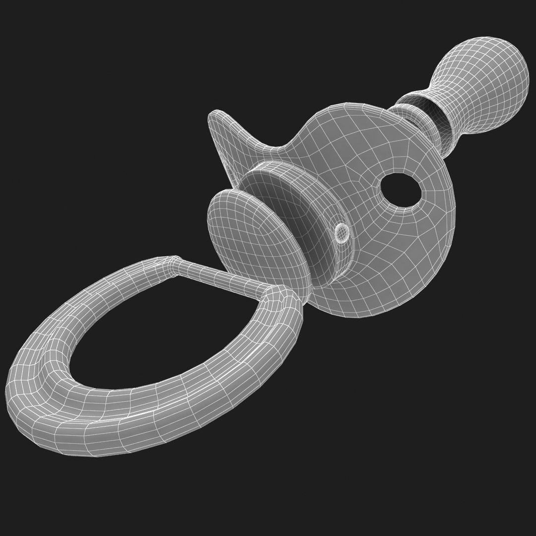 Realistic Pacifier 3D Model - TurboSquid 1321894