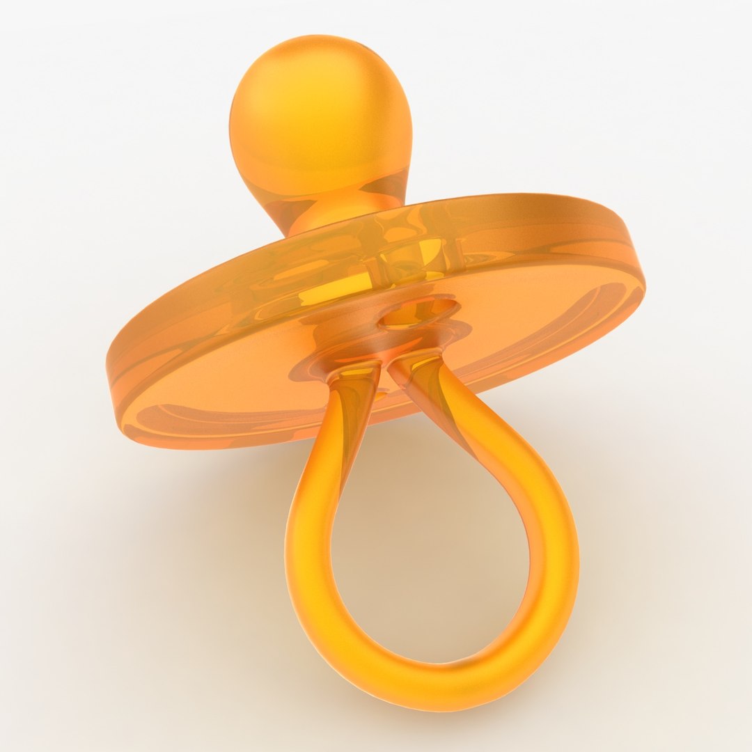 Realistic Pacifier 3D Model - TurboSquid 1321894