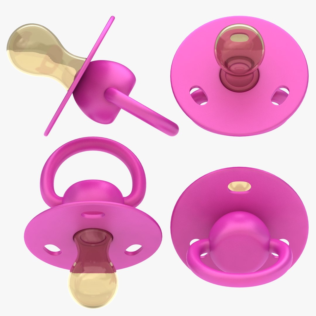Realistic Pacifier 3D Model - TurboSquid 1321894