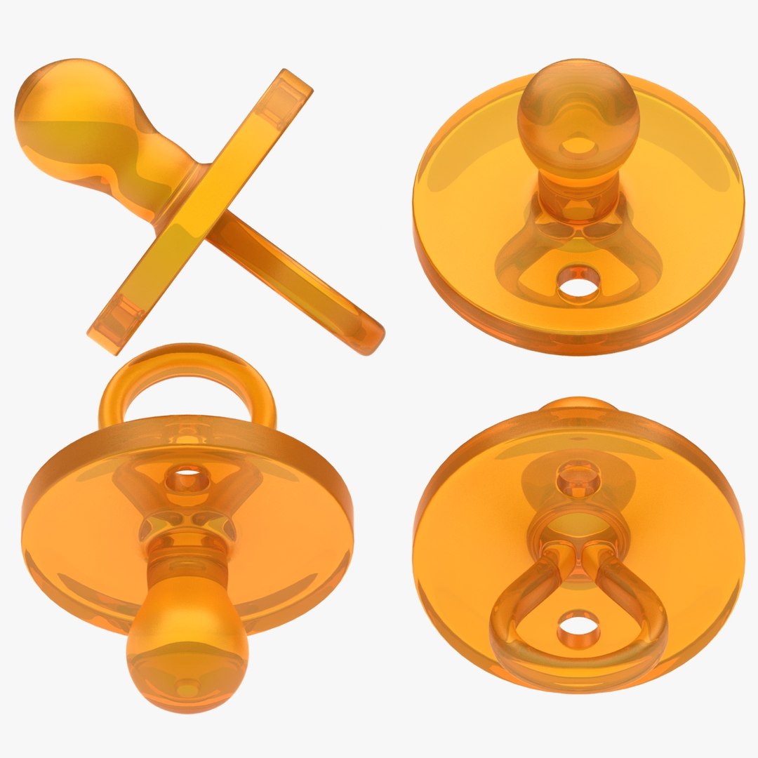 Realistic Pacifier 3D Model - TurboSquid 1321894