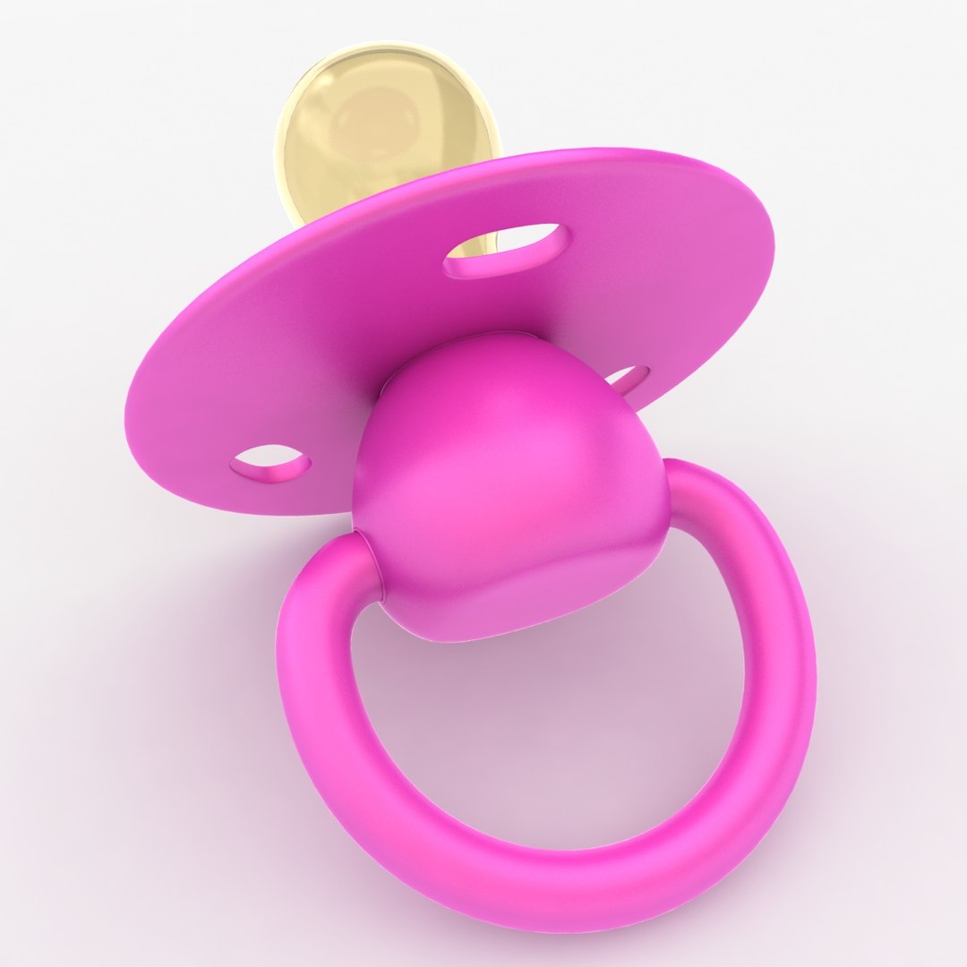 Realistic Pacifier 3D Model - TurboSquid 1321894