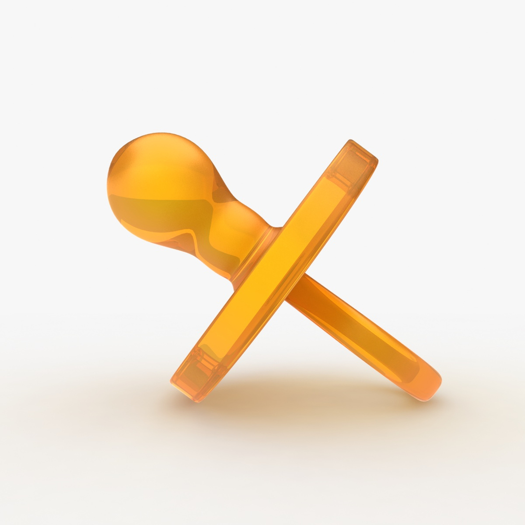 Realistic Pacifier 3D Model - TurboSquid 1321894