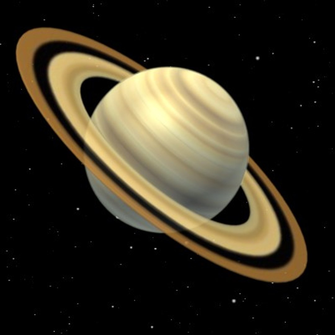 saturnus planet 3d model